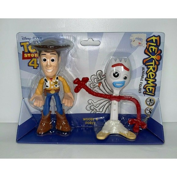 Mattel | Toys | Disney Pixar Toy Story 4 Flextreme Bendable Figures ...